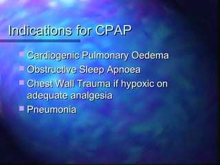 Non invasive ventilation | PPT