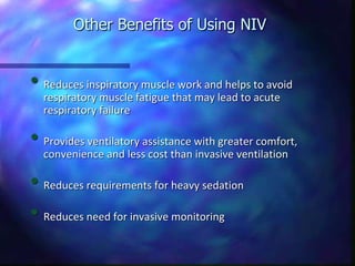 Non invasiveventilation-rt | PPT