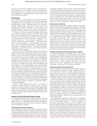 Non invasive ventilation in acute respiratory failure | PDF