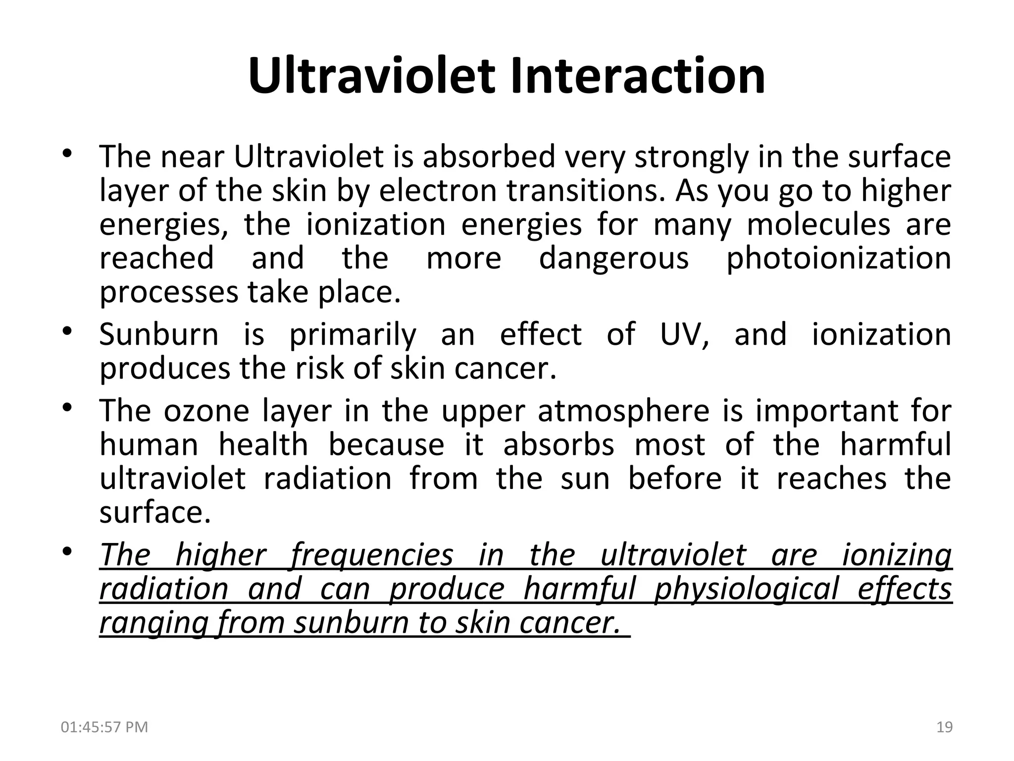 Non ionising radiation | PPT