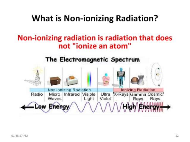 Non ionising radiation | PPT | Science