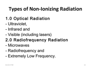 Non ionising radiation | PPT