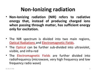 Non ionising radiation | PPT