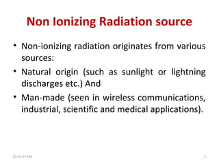 Non ionising radiation | PPT