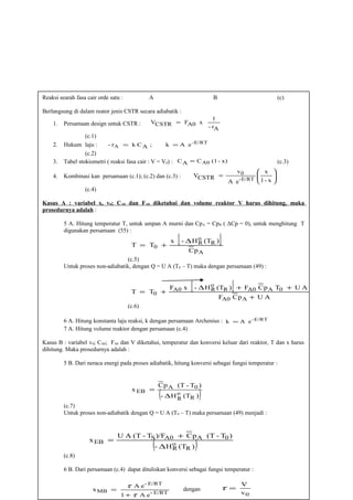 Non isothermal+reactor+(repaired) | DOC