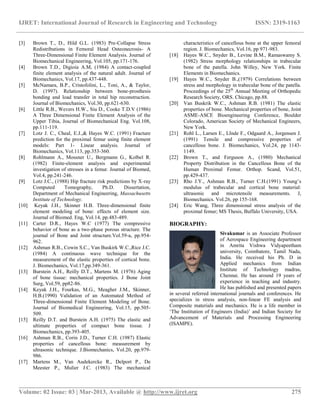 Non linear 3 d finite element analysis of the femur bone | PDF