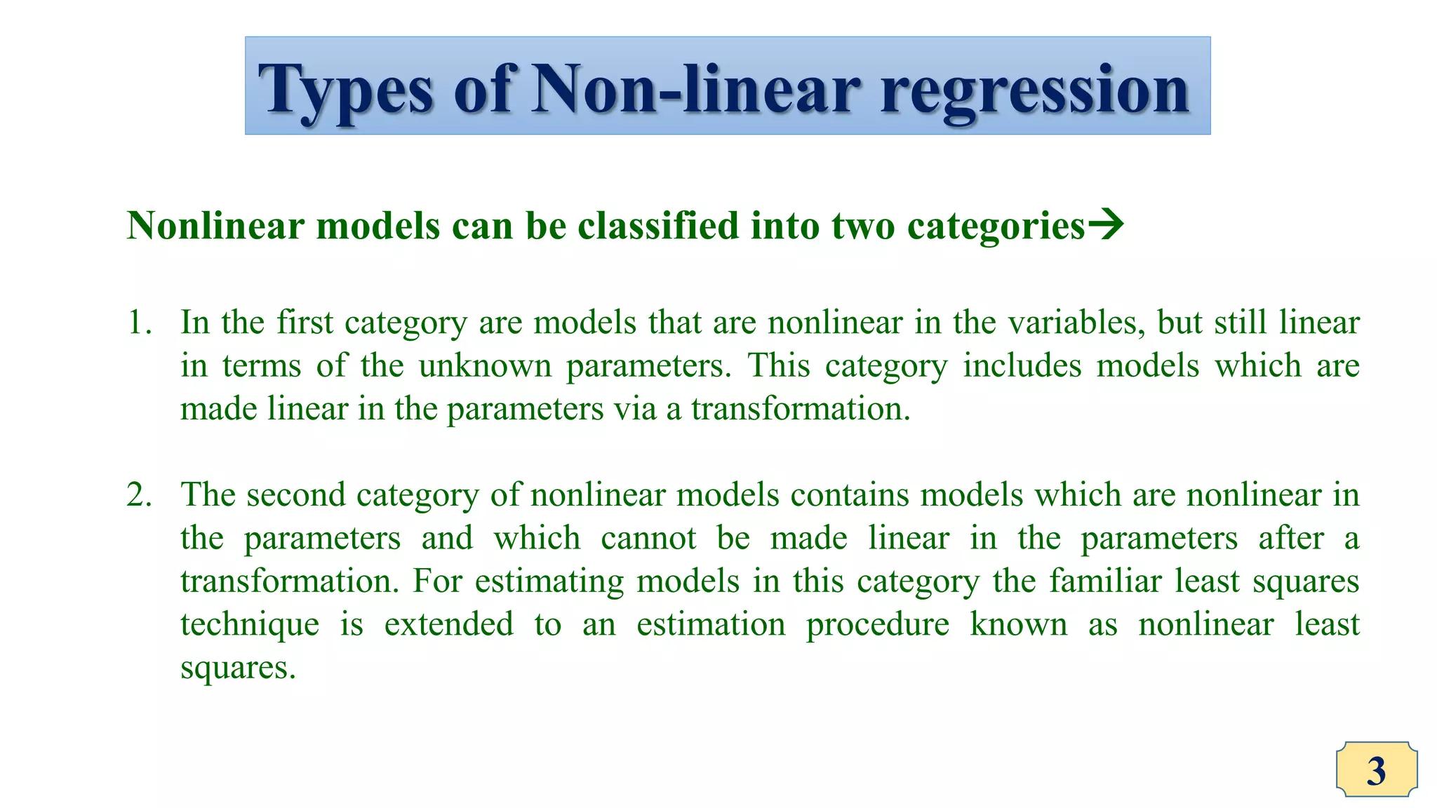 Non Linear Equation | PPTX