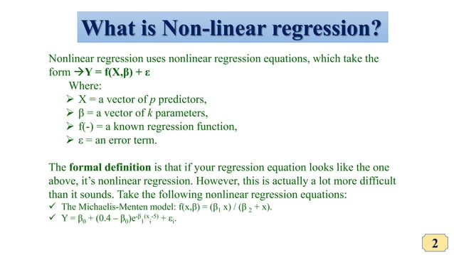 Non Linear Equation | PPTX | Physics | Science