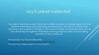 Non linear narratives | PPTX