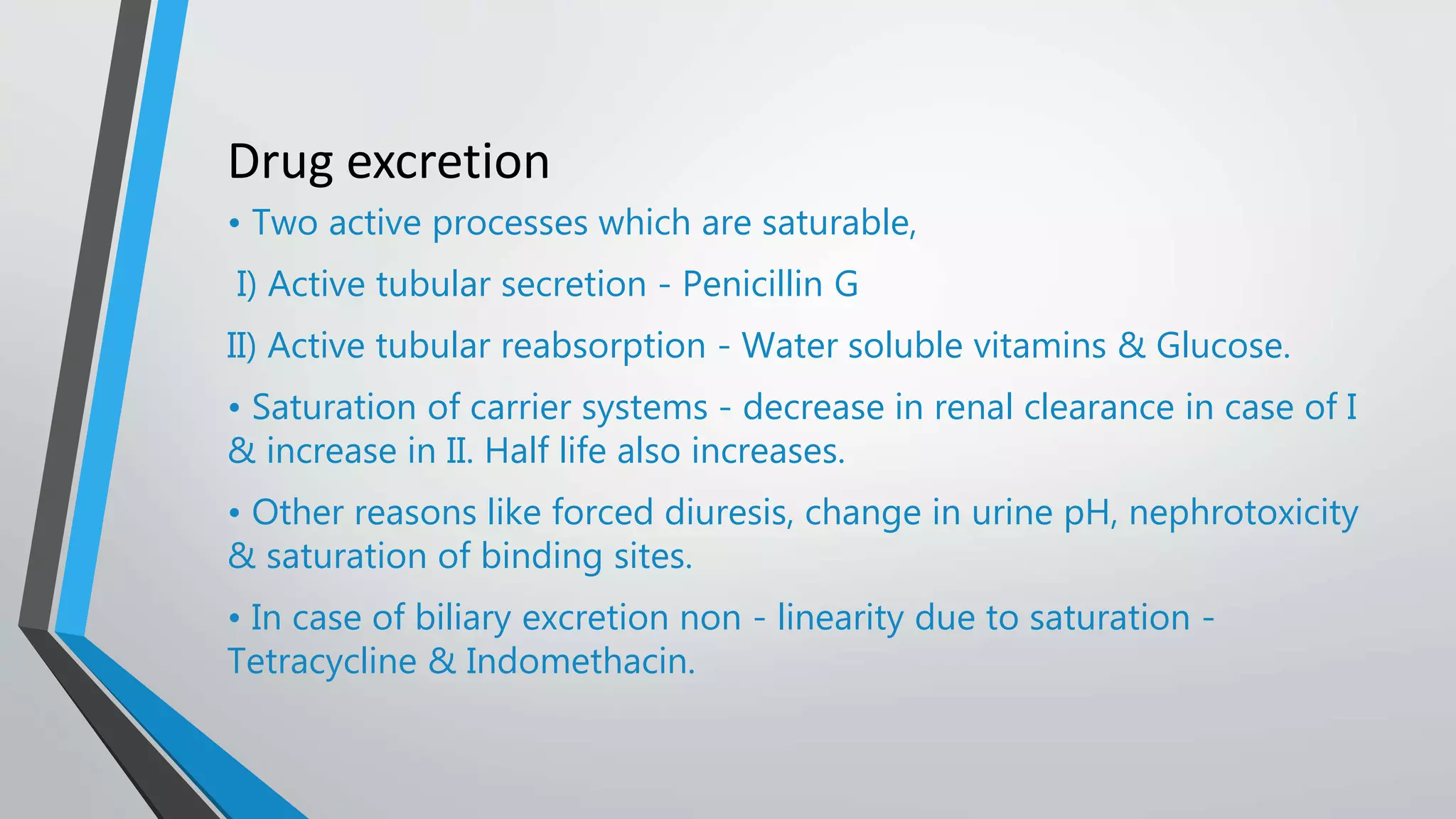 Non linear pharmacokinetics | PPTX