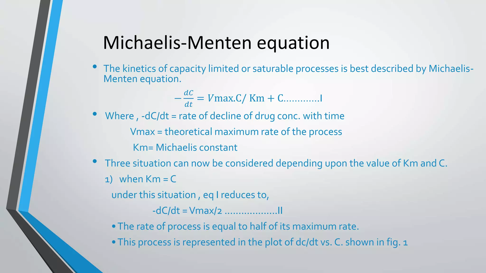 Non linear pharmacokinetics | PPTX