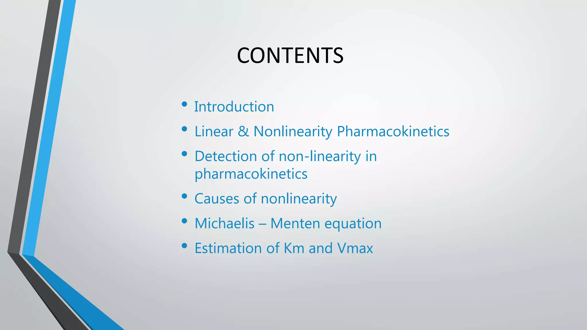 Non linear pharmacokinetics | PPTX