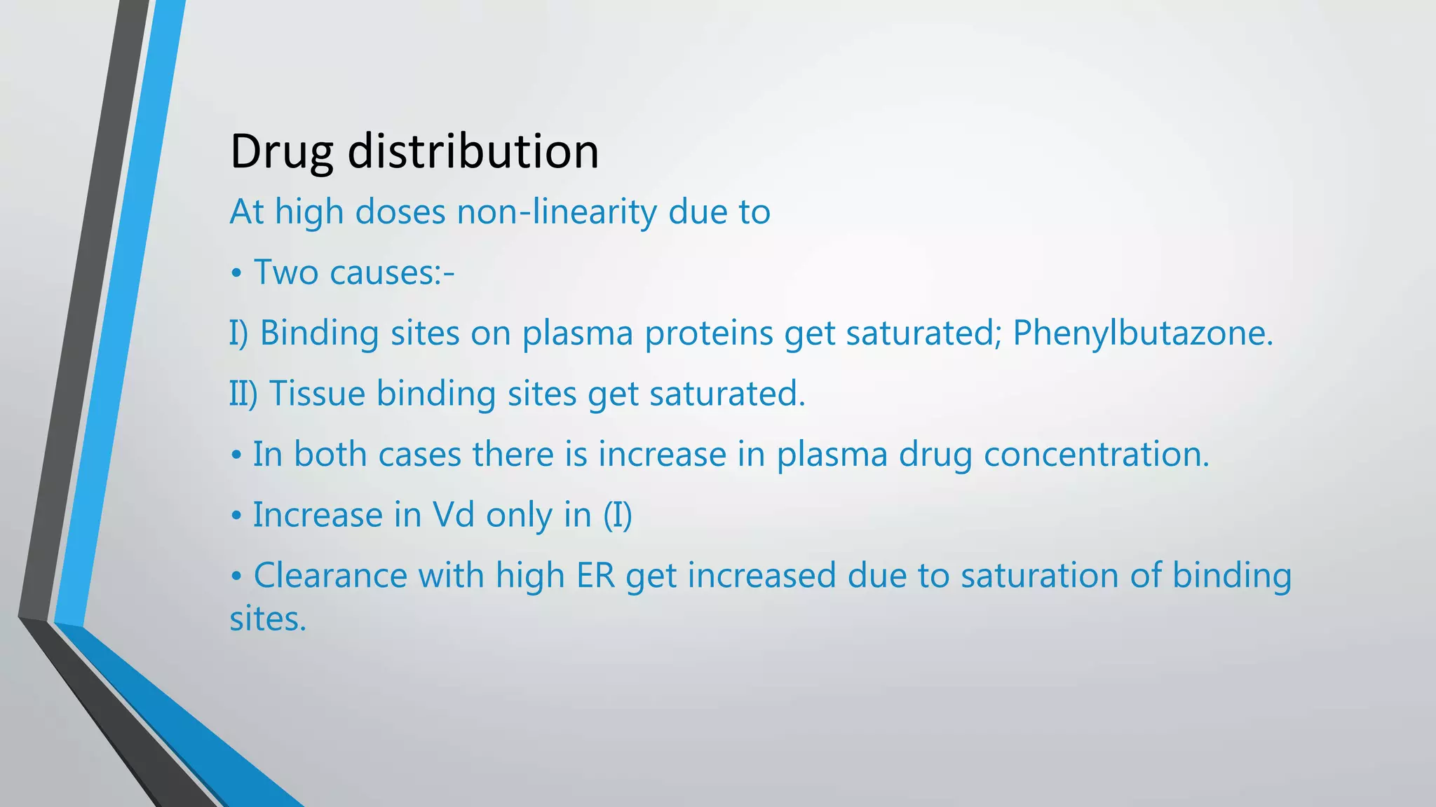 Non linear pharmacokinetics | PPTX