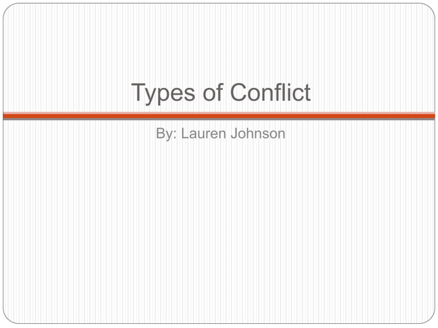 Non linear powerpoint - conflicts | PPT