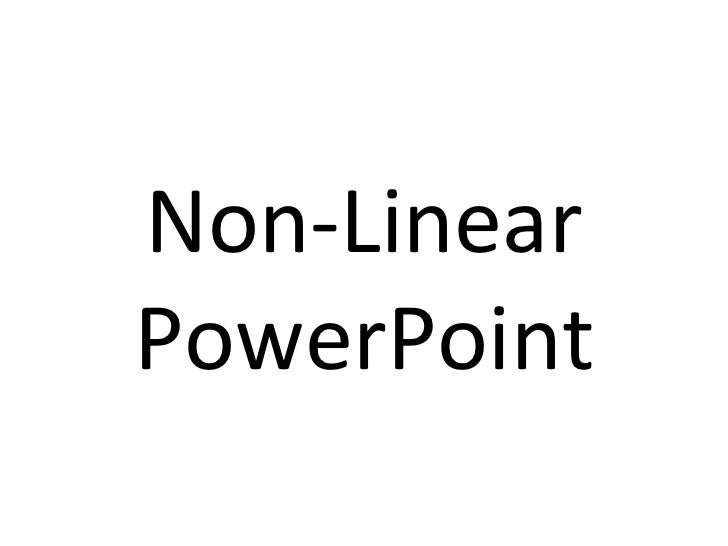 Non Linear Powerpoint Tutorial