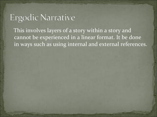 Non linear story-telling | PPT