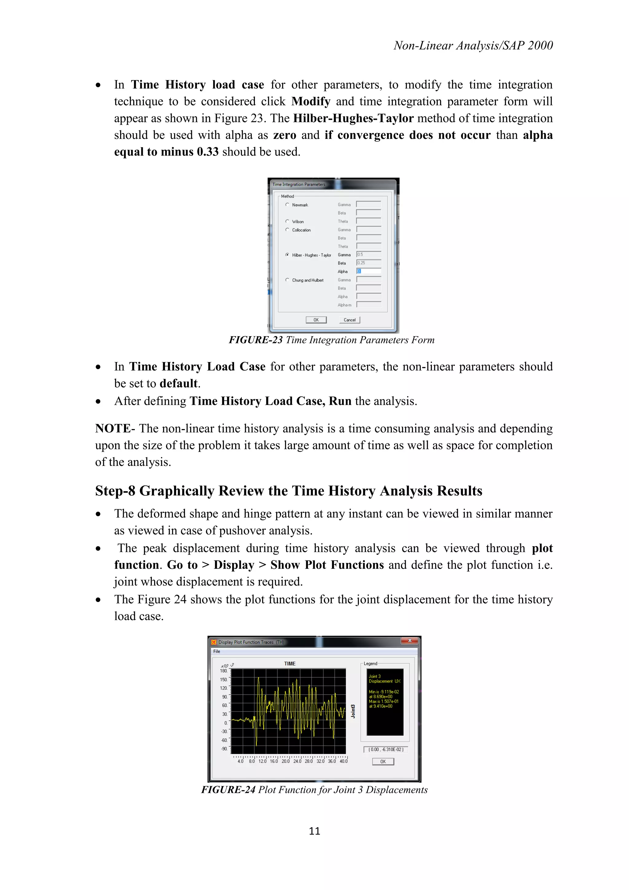 Non linear sttic analysis sap2000 | PDF