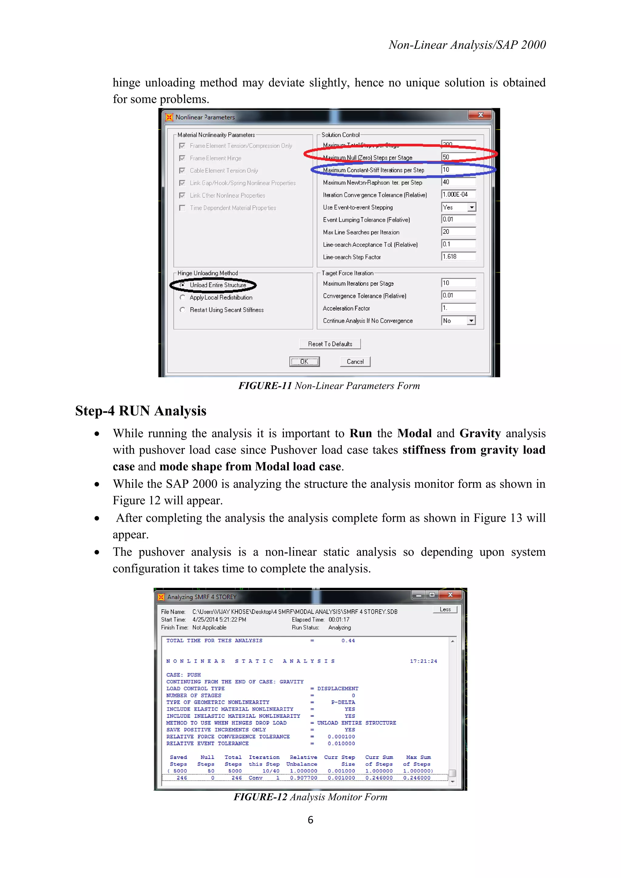 Non linear sttic analysis sap2000 | PDF