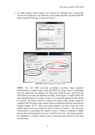 Non linear sttic analysis sap2000 | PDF