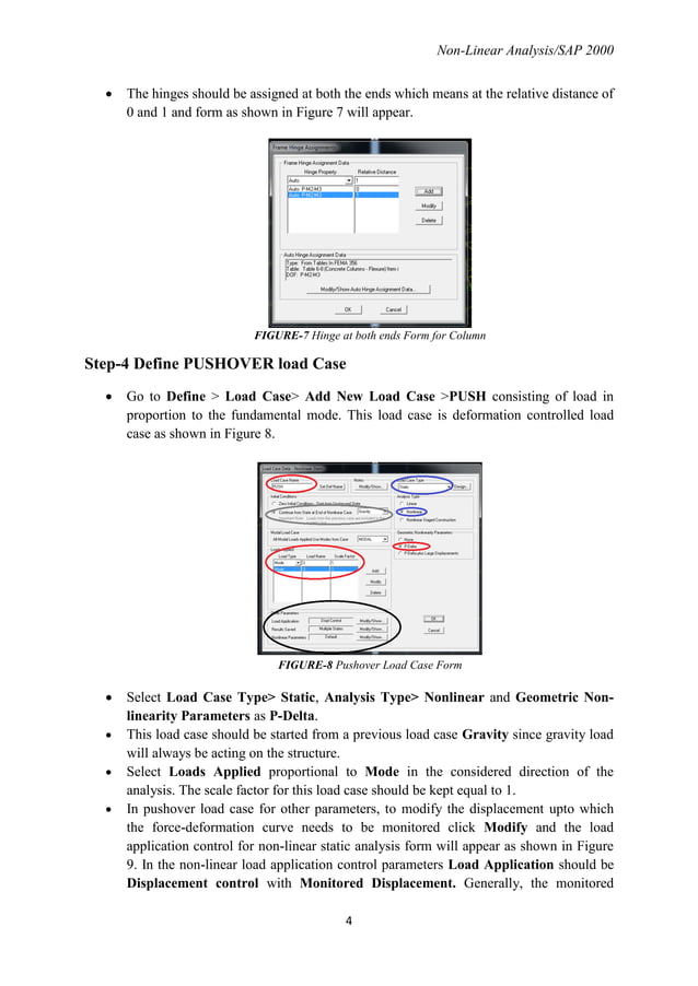 Non linear sttic analysis sap2000 | PDF