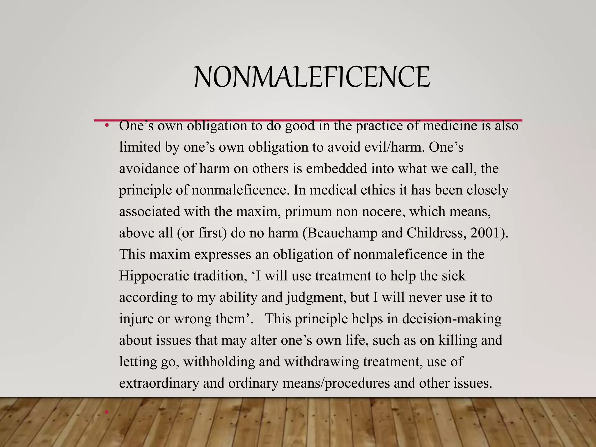 NON-MALEFICENCE.pptx