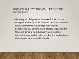 NON-MALEFICENCE.pptx | First Aid | Injuries