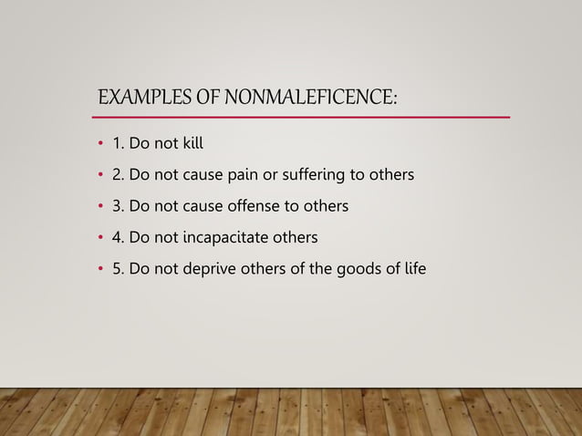 NON-MALEFICENCE.pptx | First Aid | Injuries