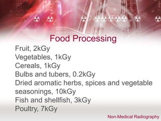Non medical radiography | PPT