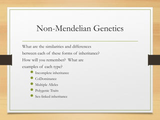 Non-Mendelian-Genetics Patterns of Inheritance.ppt