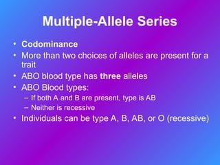 Science 9 Non-Mendelian Genetics Presentation | PPT