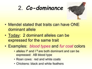 NON-MENDELIAN GENETICS WEEK 3 .ppt