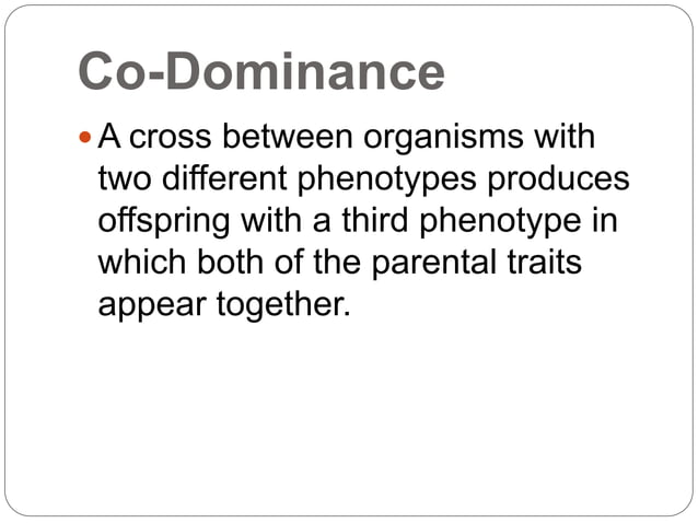 Non-Mendelian Inheritance | PPTX