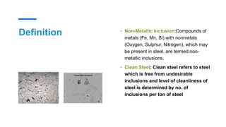 Inclusions In Metals