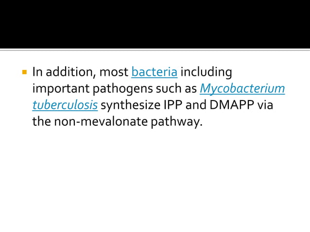 Non mevalonate pathway | PPTX