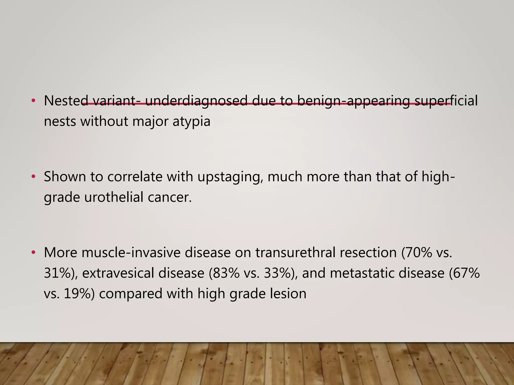 Non muscle invasive bladder cancer | PPTX
