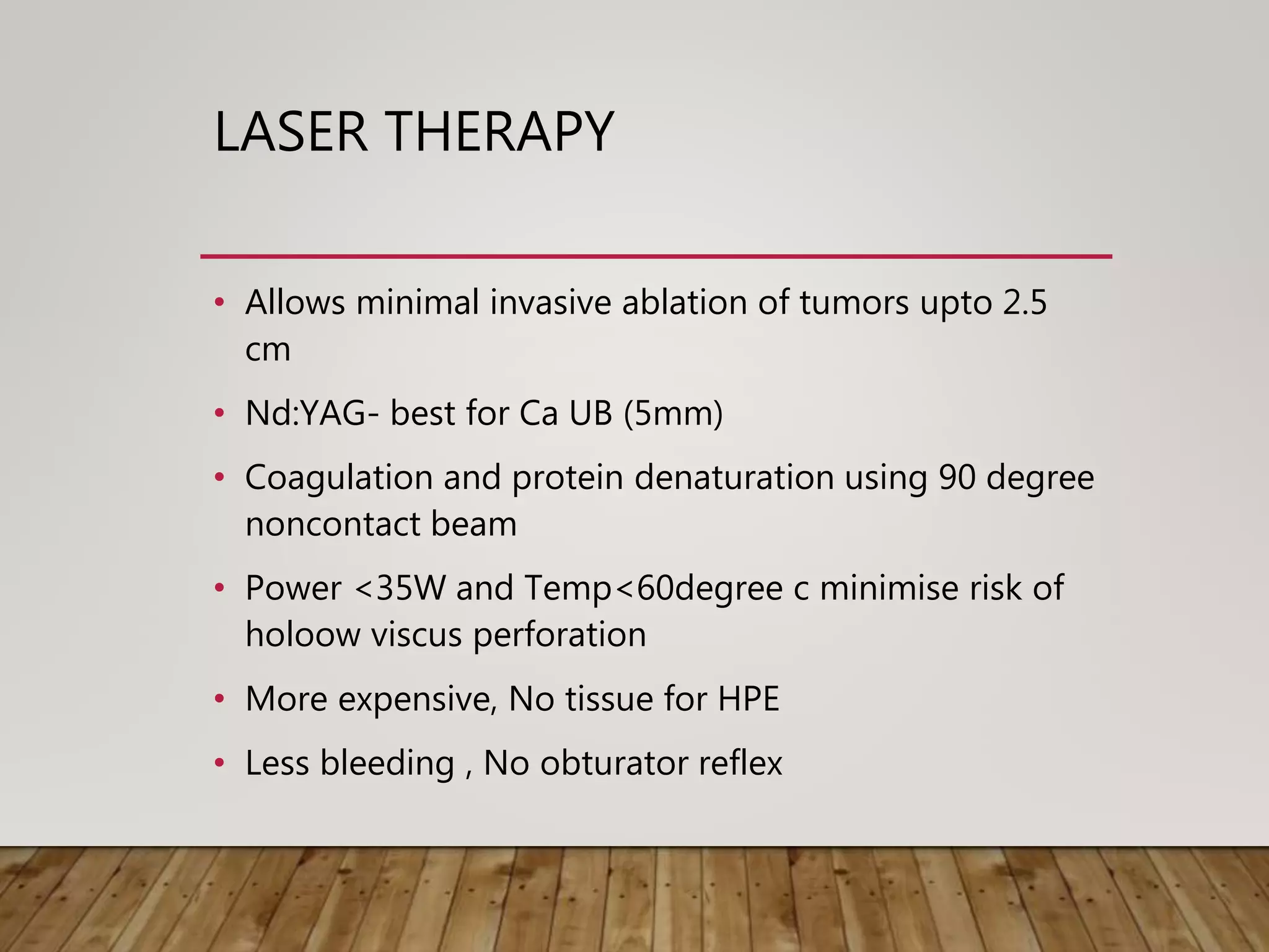 Non muscle invasive bladder cancer | PPTX