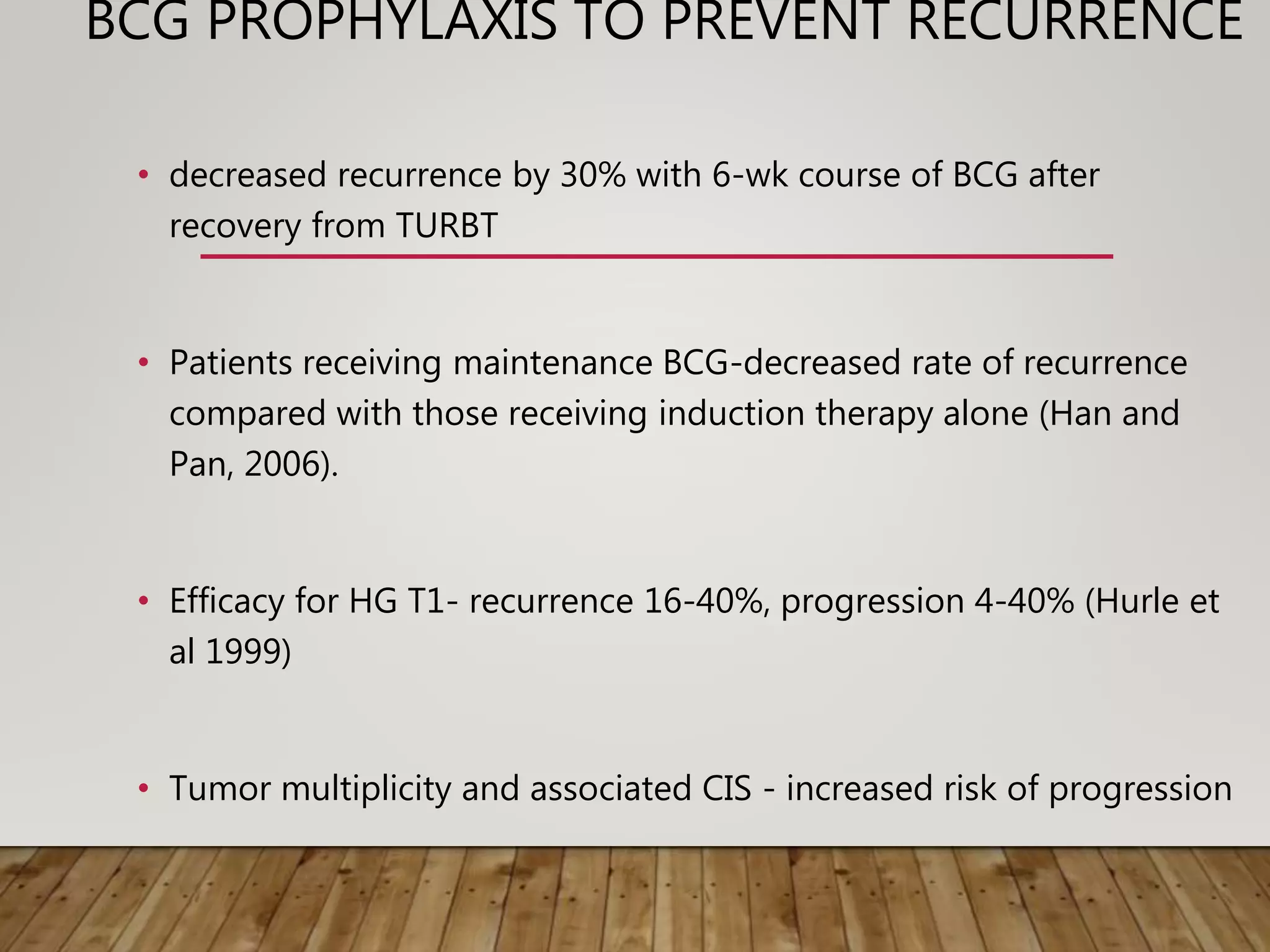 Non muscle invasive bladder cancer | PPTX