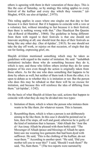 Non Muslim Celebrations Part 2 | PDF | Islam | Religion & Spirituality