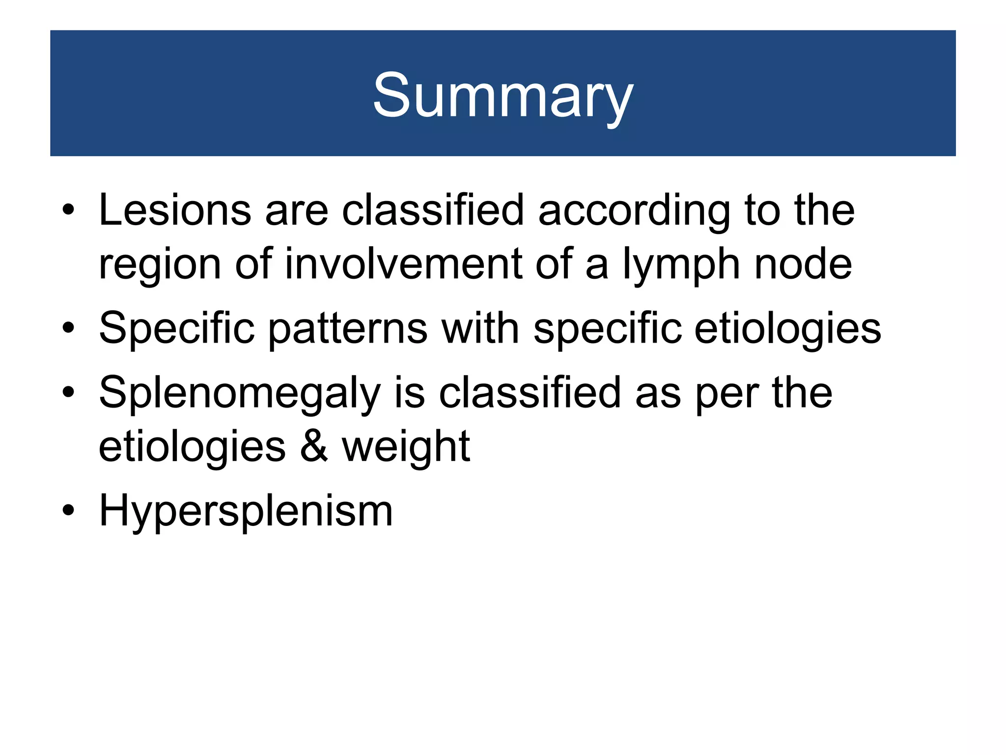 Non neoplastic lesions of lymph node | PPTX