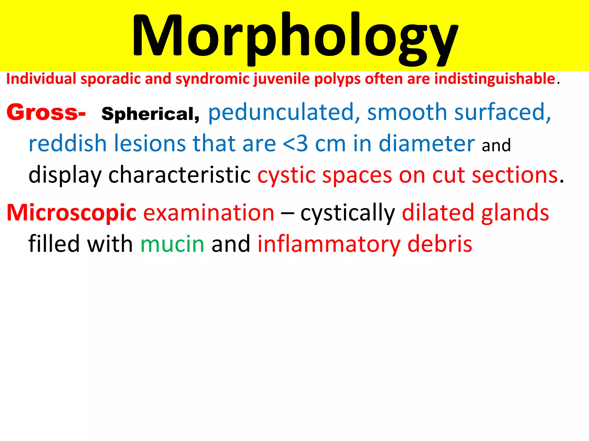 Non neoplasticColonic polyps | PPT
