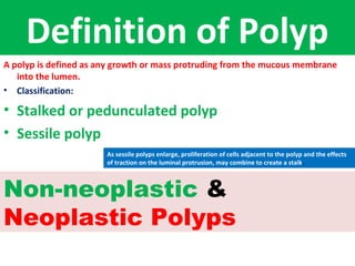 Non neoplasticColonic polyps | PPT
