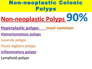 Non neoplasticColonic polyps | PPT