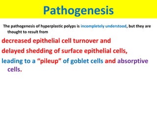 Non neoplasticColonic polyps | PPT
