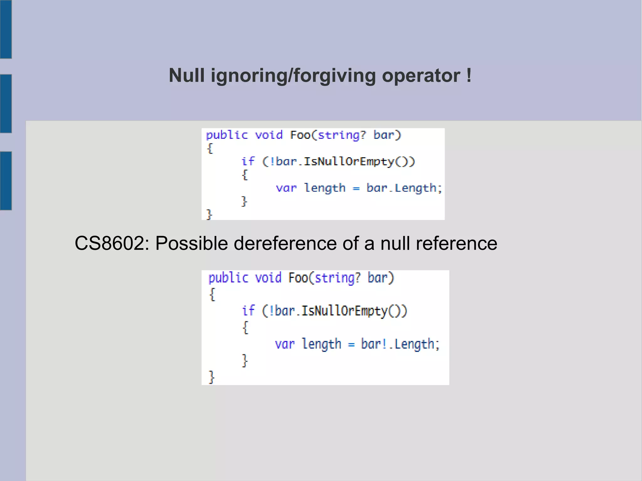 Non Nullable Reference Types In C 8 Ppt