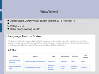 Non nullable reference types in C#8 | PPT
