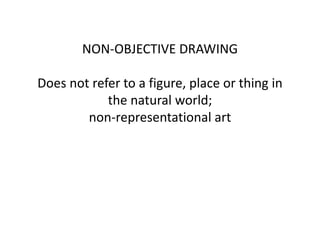 Non-objective Drawing | PPT