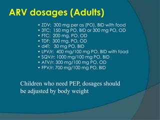 Non occupational post-exposure prophylaxis (n pep) for hiv | PDF ...