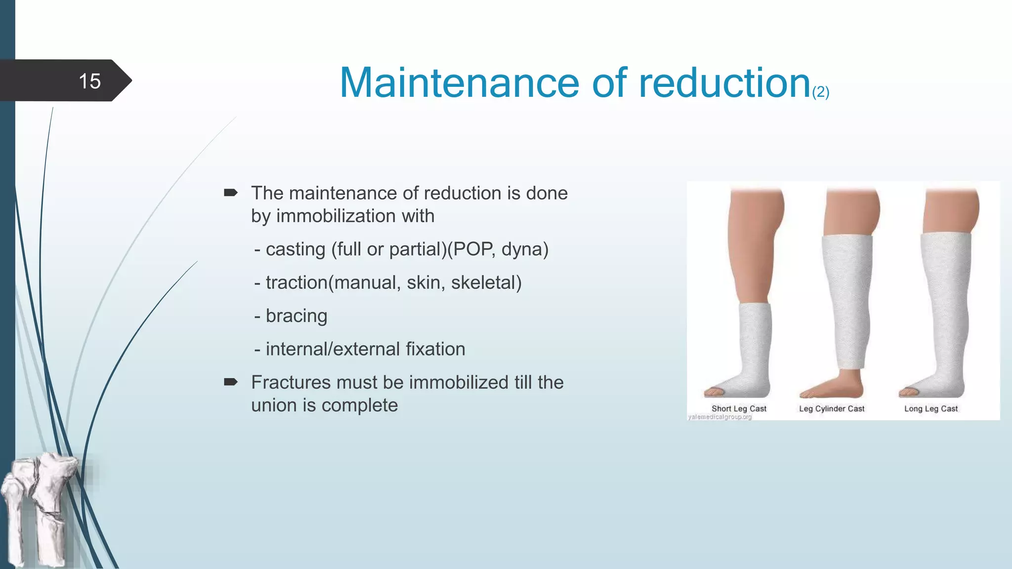 Non operative management of fractures | PPTX