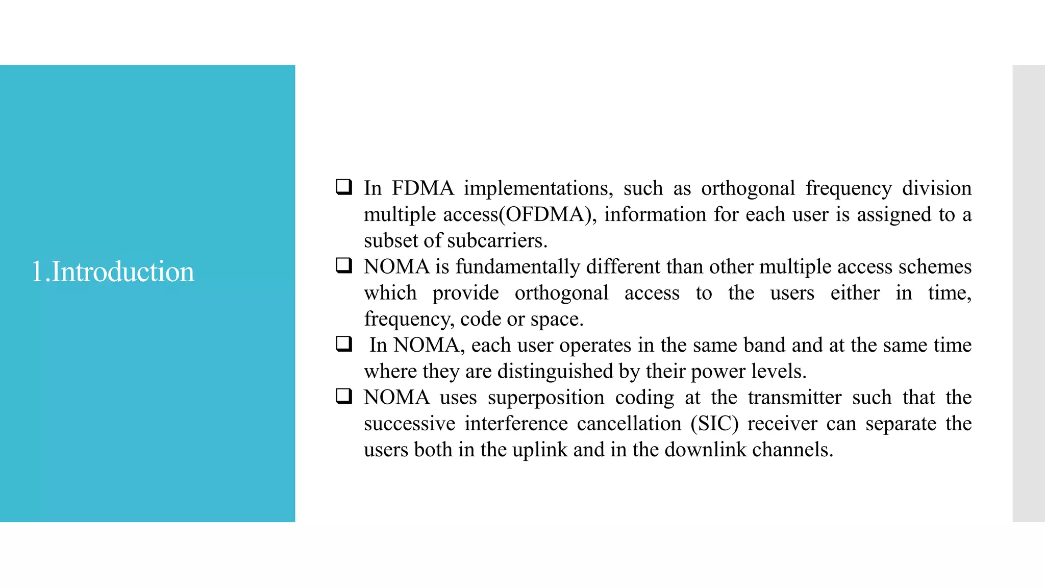 Non Orthogonal Multiple Access Pptx Computer Networking Computing