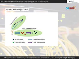 Non-Orthogonal Multiple Access (NOMA) 5G Training - Tonex Training | PPTX